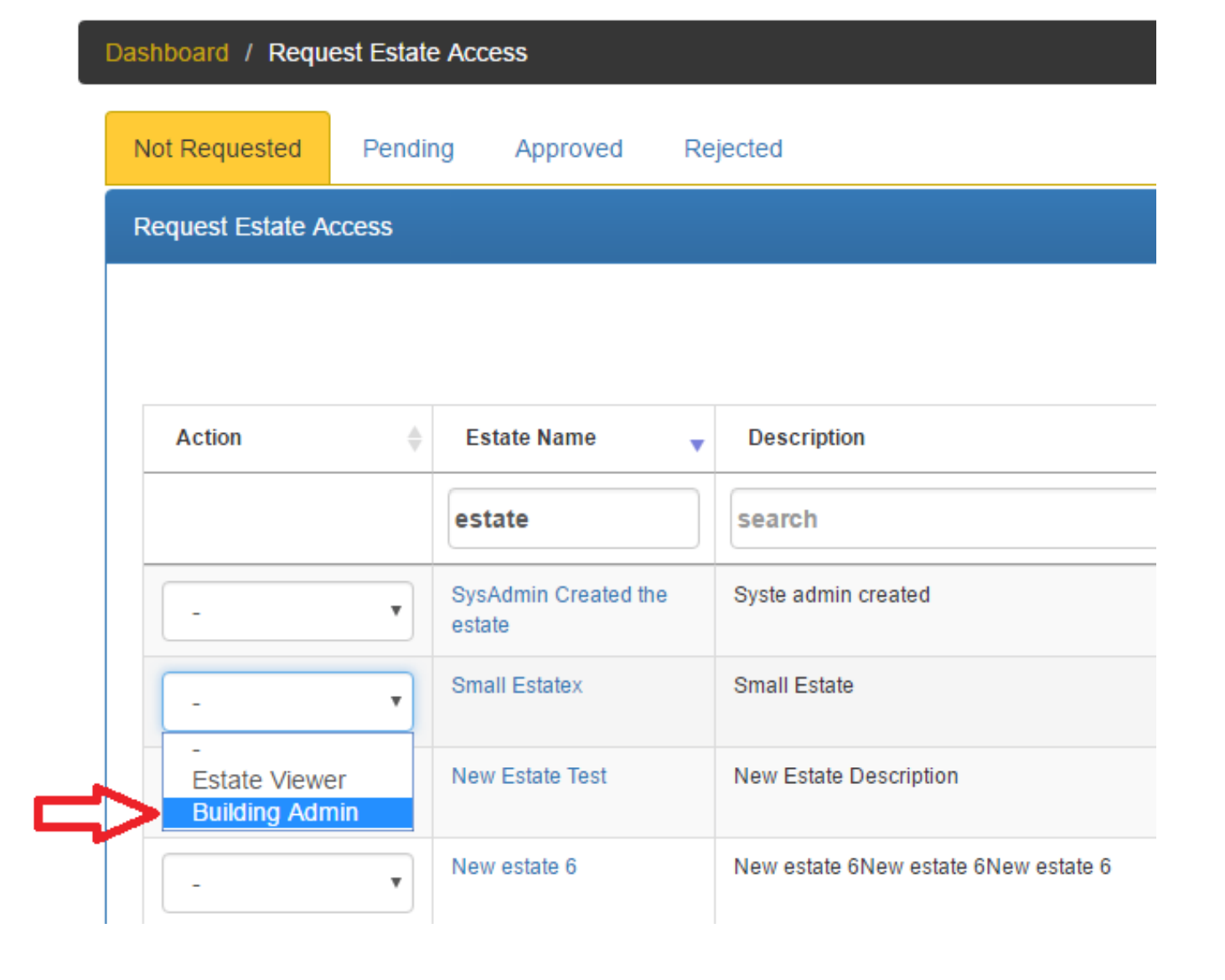 MANAGING BUILDING ADMINISTRATORS FOR A BUILDING – EDIS